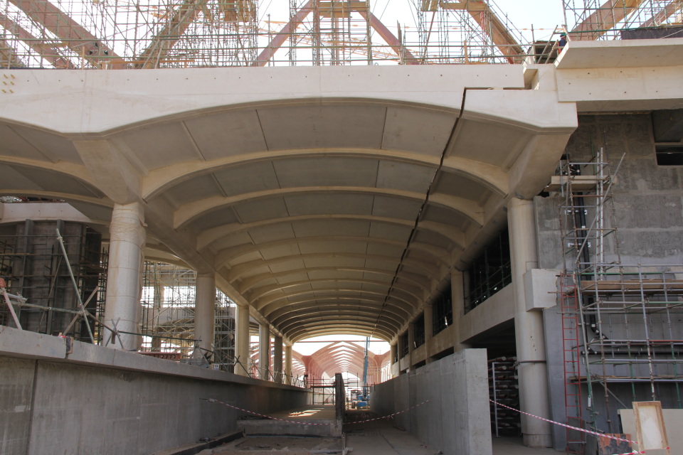 Formwork for HHR KAEC Station, Saudi Arabia - BFG Architecture